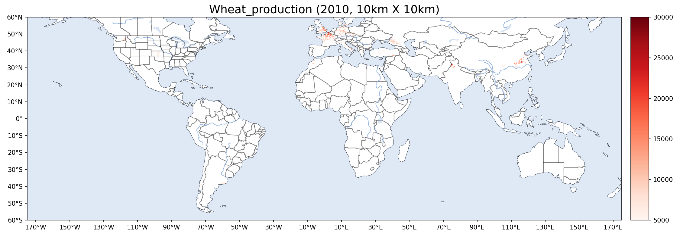 Global major crops (maize,soybean,rice and wheat) production maps - AI ...