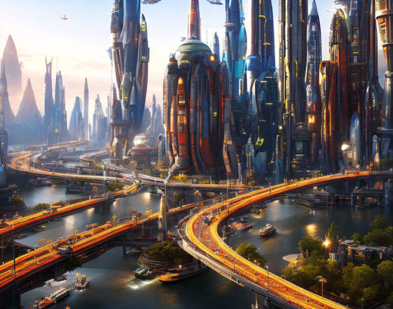 How to paint a futuristic city using AI Art Generators? - AI Hobbyist