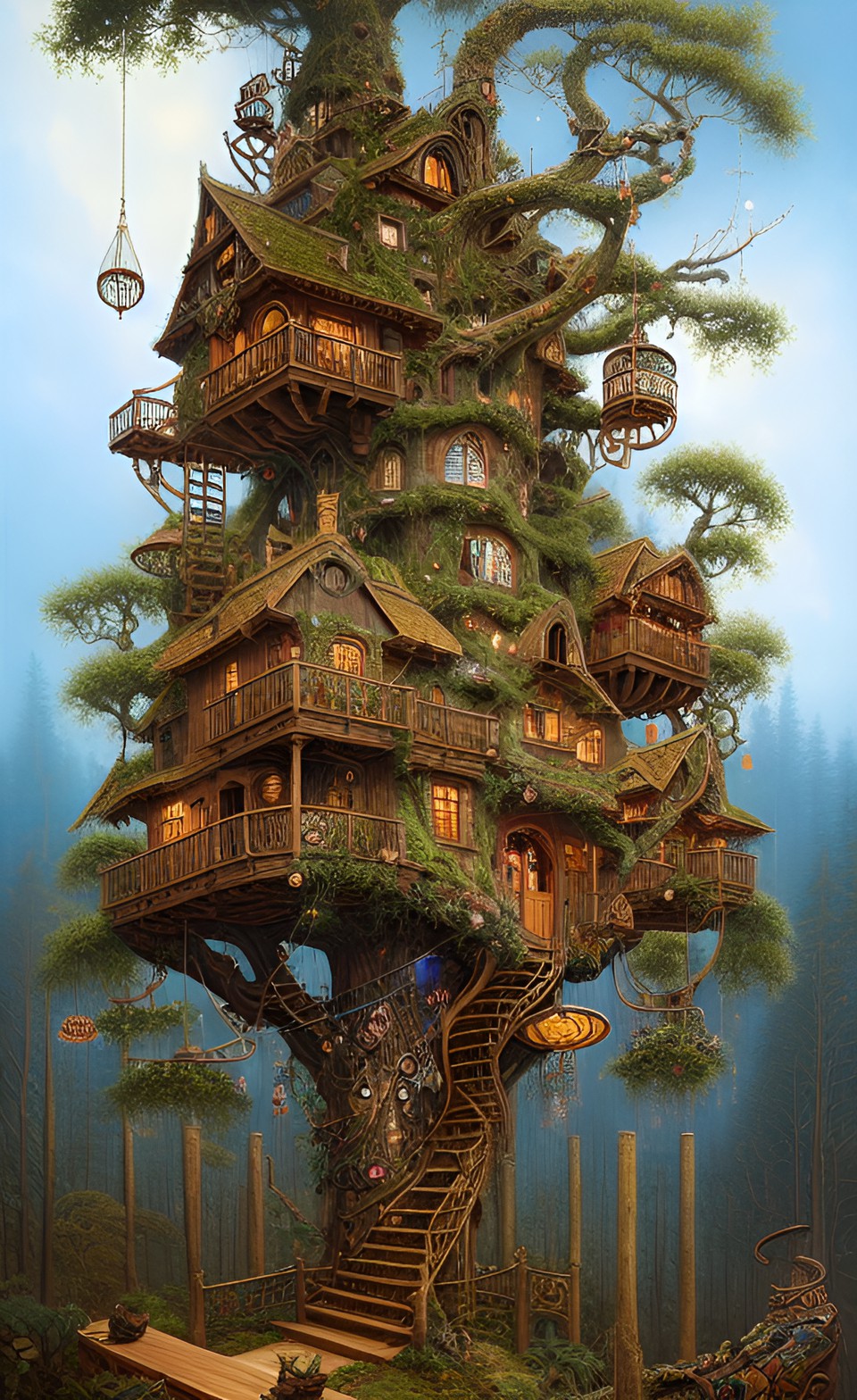 How to create amazing images of beautiful treehouses using AI? - AI ...