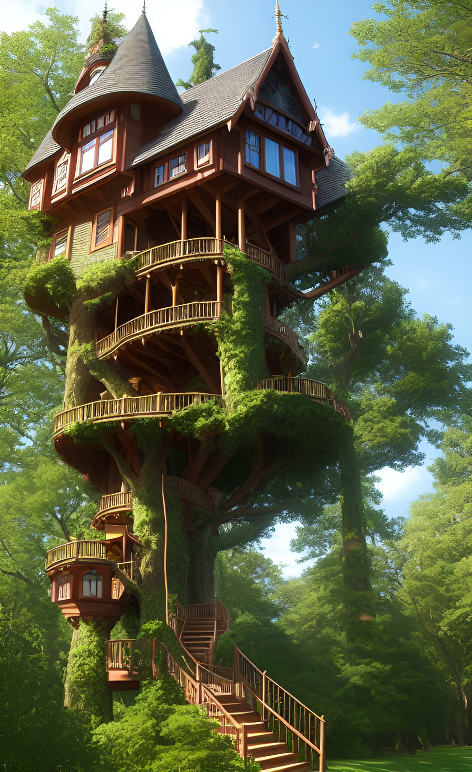 How to create amazing images of beautiful treehouses using AI? - AI ...