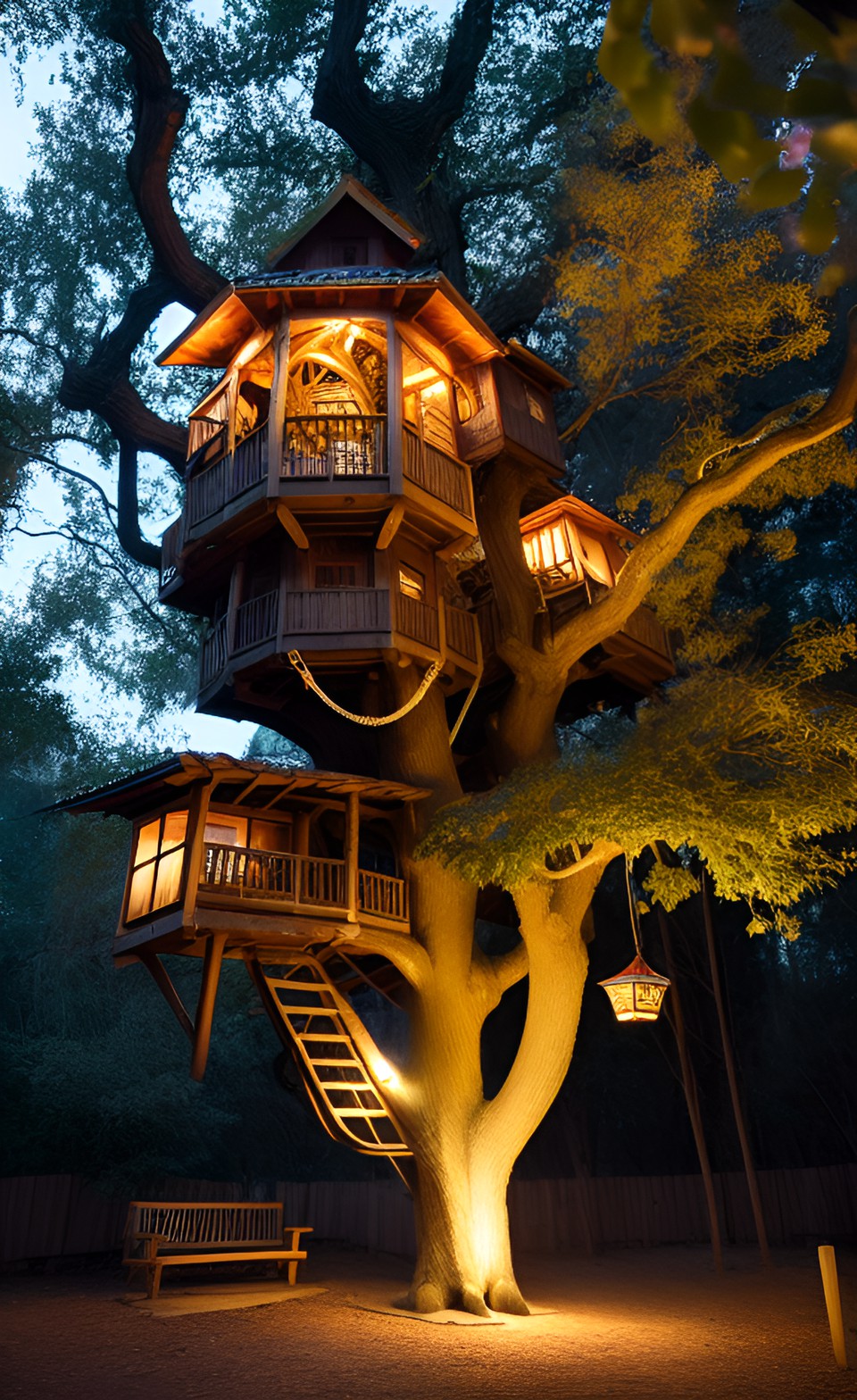 How to create amazing images of beautiful treehouses using AI? - AI ...